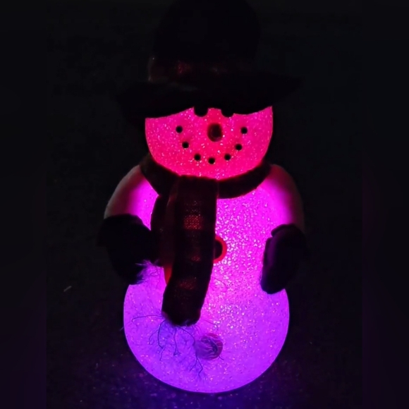 Unbranded | Holiday | Vintage Christmas Melted Plastic Popcorn Snowman ...